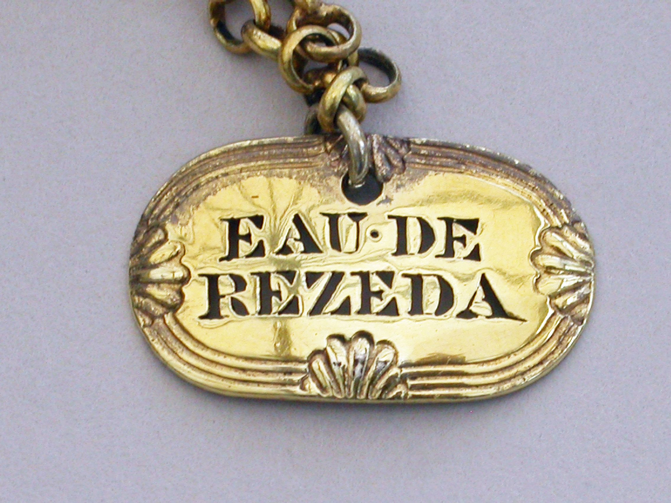 Rare Set of 4 George IV Silver-Gilt Boudoir Labels by Thomas & James ...