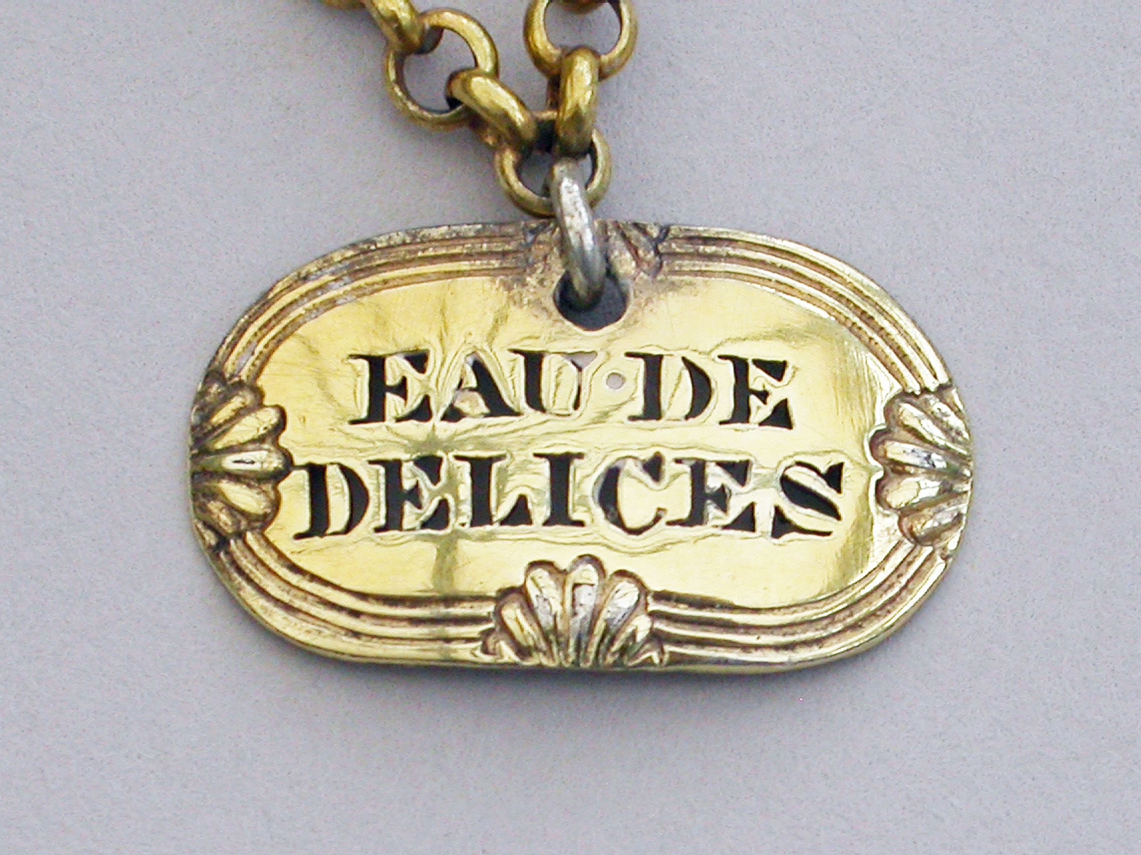 Rare Set of 4 George IV Silver-Gilt Boudoir Labels by Thomas & James ...
